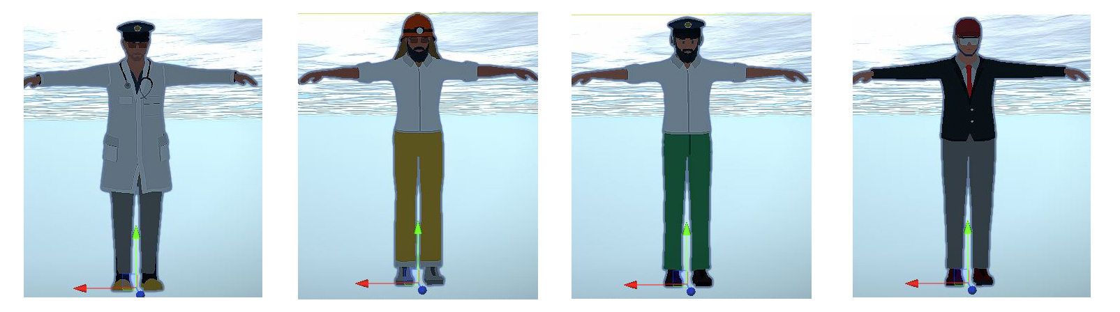 Advanced people pack | Unityゲーム開発講座 スタジオしまづ